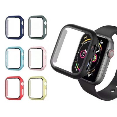 Honfulz PC Anti-scratch Watch Case With Screen Protector 42MM Hard PC Cover Case 44MM For Apple iWatch Case