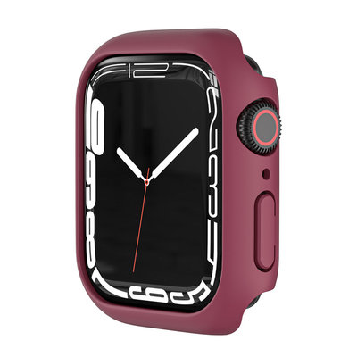 2021 Hot Selling Hard PC Case For Apple Watch 41 45mm Designer Charm Protective Cover Series 7 Vivid Color Wholesale