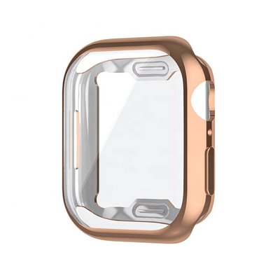 TPU Full Coverage Tempered Film Tpu Screen Protector For Apple Watch Series Crystal Clear Front Protector Case Watch Case Plastic