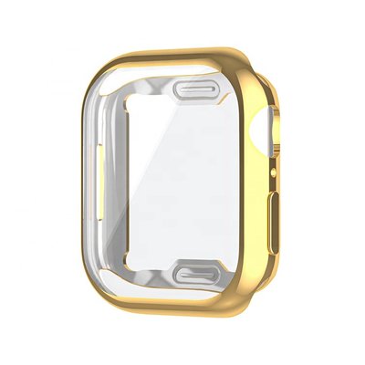 TPU Full Coverage Tempered Film Tpu Screen Protector For Apple Watch Series Crystal Clear Front Protector Case Watch Case Plastic