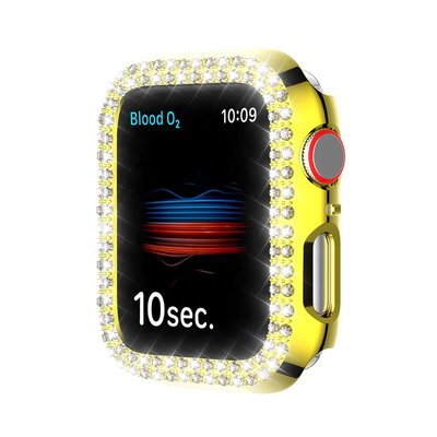 PC Diamond Watch Case For Apple Watch Case Screen Protector Cover 38/42mm 40/44mm For Iwatch Series 6 Case