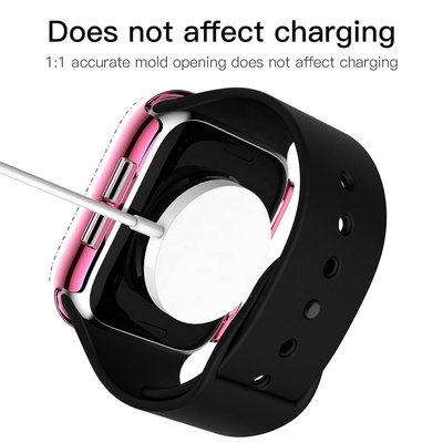 Luxury Diamond Bling Apple Watch Face Watch Case Esprima Series Apple Watch Case New Arrival PC Cover 1 2 3 4 5 6 Protector