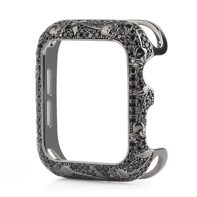 Fashion Popular Design Diamond Encrusted Watch Case For Apple Watch 2 3 4 5 6 iWatch Sheath 45mm 41mm Tulip Shell For Apple Watches Case