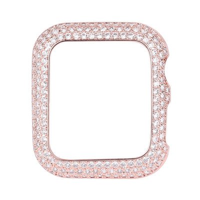 Fashion/Popular For Apple Watch Decoration Luxury Bumper, Diamond Bling Glitter Shinny Three Vintage Metal Bumper Cover Device For Iwatch