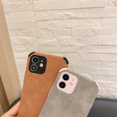 Free Shipping Shockproof Back Cover Phone Case Shockproof For Pro 12 11 Xs Tpu Max Soft Iphone 13 Suede Phone Case