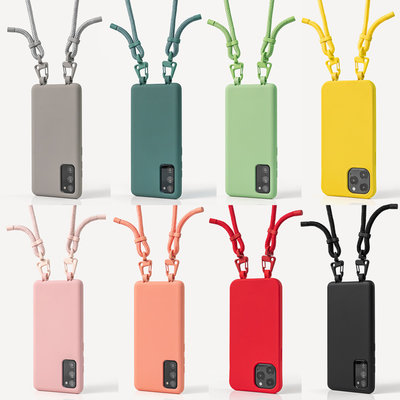 New Arrival Shockproof Detachable Cross - Body Strap Necklace Cell Phone Case For Iphone 13