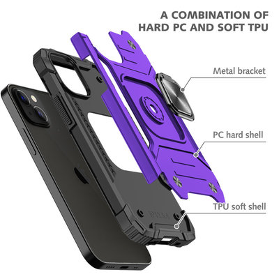 Amazon Shockproof Hot Sale For Iphone 12 Case Military Grade Drop Tested Protective Kickstand Phone Case For Iphone 12 pro 6.7 Max