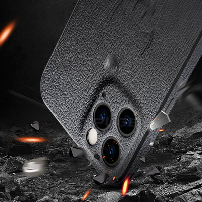 Wholesale Luxury Shockproof Texture Square View Leather Case Top For iPhone 13 12 11 Pro Max Mini X XR XS Shockproof Deer Camera Protection