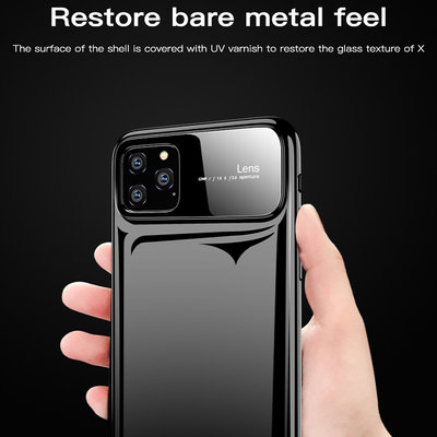 Luxury Shockproof Lens PC Phone Case For Iphone 13 12 pro Max Xsmax Xs Xr X Ultrathin Cover Coque Funda Mirror Protective Shell 8 7plus