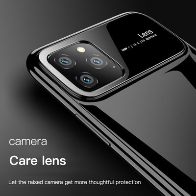 Luxury Shockproof Lens PC Phone Case For Iphone 13 12 pro Max Xsmax Xs Xr X Ultrathin Cover Coque Funda Mirror Protective Shell 8 7plus