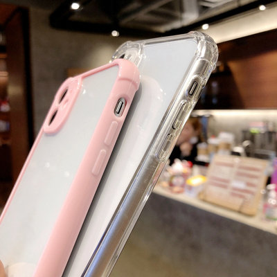 Clear Shockproof Fashion Candy Phone Case For Iphone 13 12 pro Max Xs X Xr 7 8 Plus Cove Shockproof Mini Se Protective Case 2020
