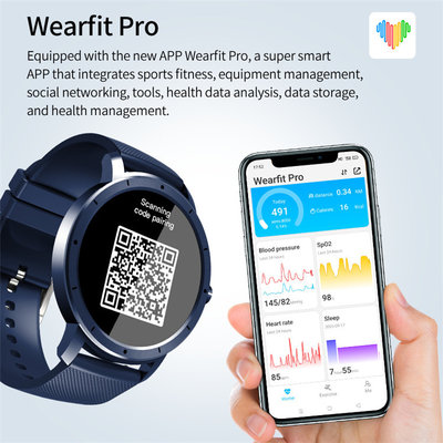 2022 Round Touch Screen Smart Watch Men Women Waterproof Steward Multi Model Fitness Tracker Hw21 Health Smartwatch Activity Tracker