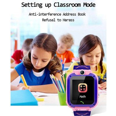 Q12 Touch Screen Kids Watch 1.44 Inch Books Set Anti-lost Smart Watch Ip67 Tracker SOS Sim Call Gsm Sim Xmas Gifts For Kid Children Q12