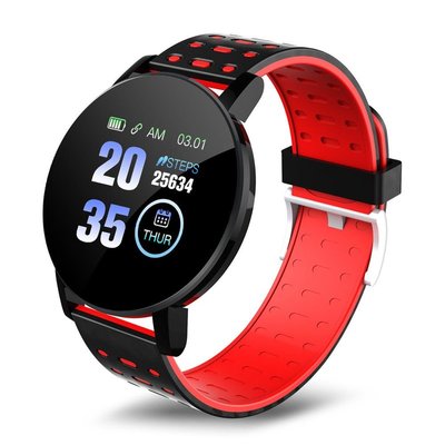 GPS Navigation 119s Plus 1.44 Inch BT Wireless Smart Watch Gps Waterproof Heart Rate Monitor Fitness Tracker Reminder Sim Camera Screen 3d
