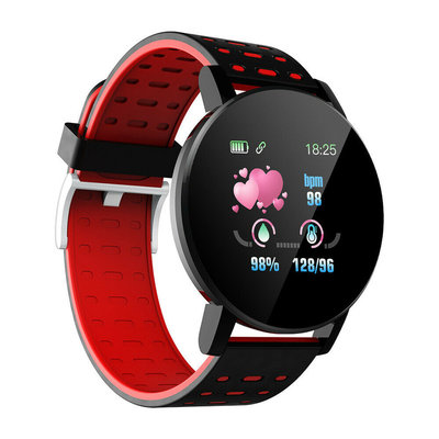 GPS Navigation 119s Plus 1.44 Inch BT Wireless Smart Watch Gps Waterproof Heart Rate Monitor Fitness Tracker Reminder Sim Camera Screen 3d
