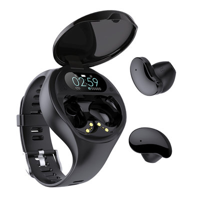 2021 Best Selling In-Ear Earbuds BT Wireless Earphone Two In One Smart Watch Tws Earphone With Multi Functions