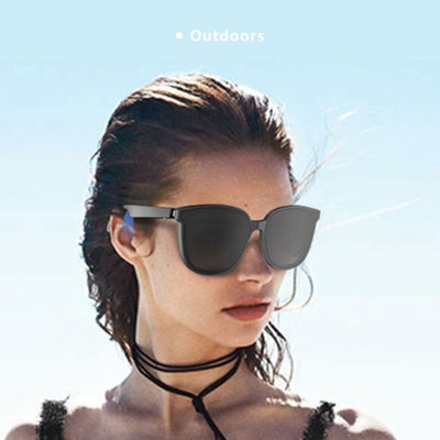 ABS+PC Fashion Polarized Acetate Headphone BT Sound Wireless Sound Earphone Sunglasses Acetate Smart Glasses With Tws Earpiece