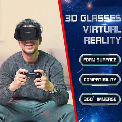 3D Movie/3D Games Factory Direct Glass Virtual Reality 3d Vr Helmet Watching Smart Headset 4.7-7.2 Inch For Smartphones Cell Phone Mobile