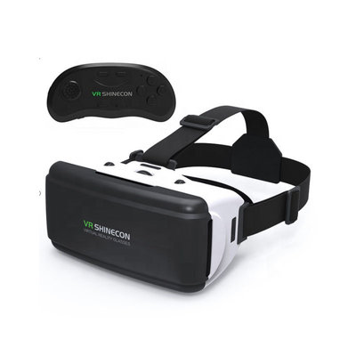 Watching Hot Sale 3D Movie/3D Games Vr Virtual Reality 3d Video Glasses Box Vr Google Headset Stereo Headset For IOS Android Smartphone