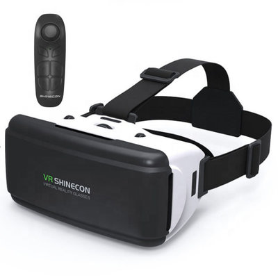 Watching Hot Sale 3D Movie/3D Games Vr Virtual Reality 3d Video Glasses Box Vr Google Headset Stereo Headset For IOS Android Smartphone