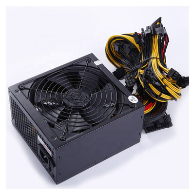 PSU Gold Desktop Power Supply 110-240V 1600W BTC High Efficiency ATX 2000W Mining 90PLUS For Ethereum Professional Installation 8 GPU