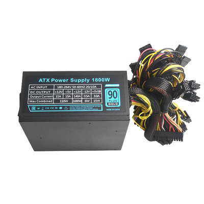 Desktop PSU Power Supply Honfulz Atx 1600w 1800w 2000w Gold 90plus Gold Efficiency Gpu Atx Ethereum