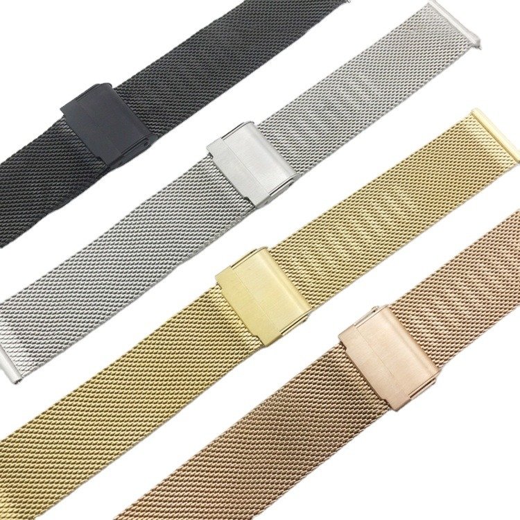 Stainless Steel 38 Mesh Watch Band Black Stainless Steel Premium Strap 40 42 44mm New Design Fashion For Apple