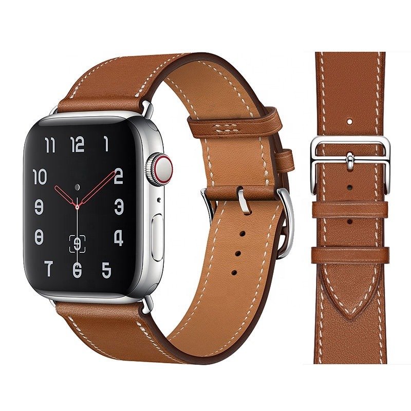 High Quality Leather Watch Band Leather Amazon Hit Watch Band 20/22/24mm Horween Leather Strap For Smart Watch