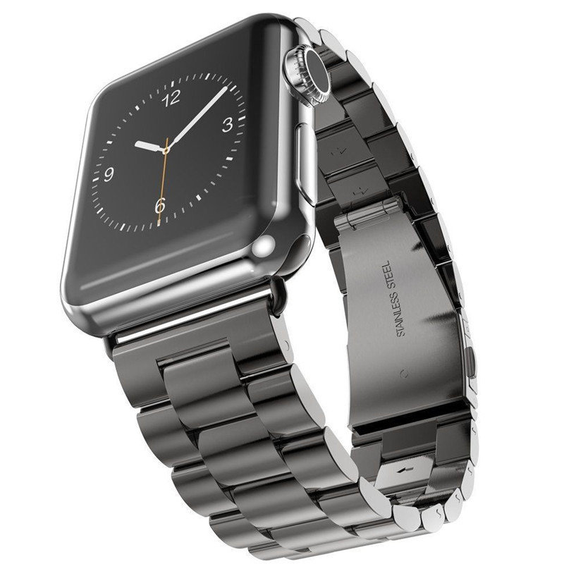 Good Quality Stainless Steel Watch Bands For Iwatch Stainless Steel Sport Strap For Apple Watch Bands Charm Metal Link Bracelet 40mm 38mm 42mm