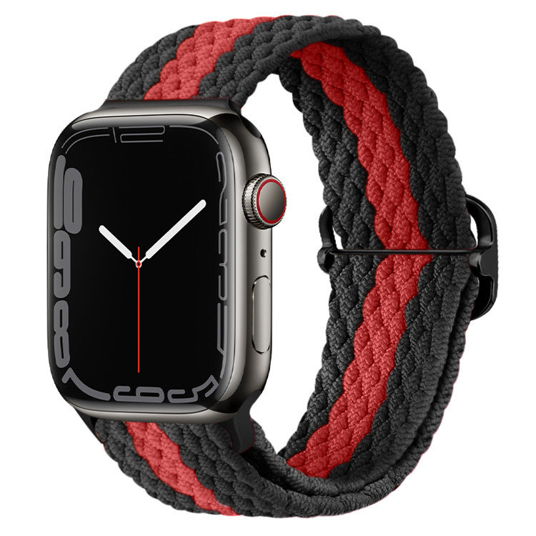 2021 Watch Band Free Sample Fashionable Watch Strap Braided Solo Loop Strap Nylon Elastic For Apple Watch Band Strap Bracelet For Iwatch Series 6 Se 5