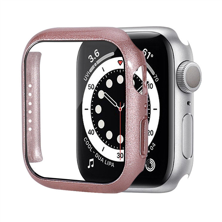 Fashion PC Screen Protector Case Integrated Waterproof Smooth Watch Case For Apple Watch Series 7 41mm 45mm