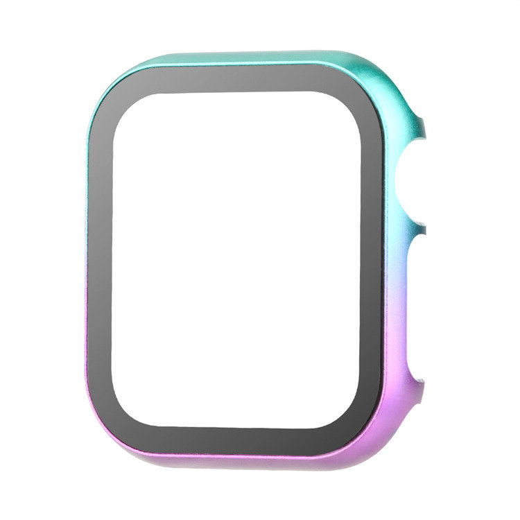 Fashion/Popular New Arrival Aluminum Metal Full Cover Case With Protector Glass Film For Apple Watch Iwatch Se 7 6 5 4 3 2 1