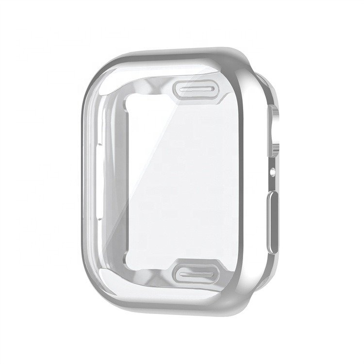 TPU Full Coverage Tempered Film Tpu Screen Protector For Apple Watch Series Crystal Clear Front Protector Case Watch Case Plastic