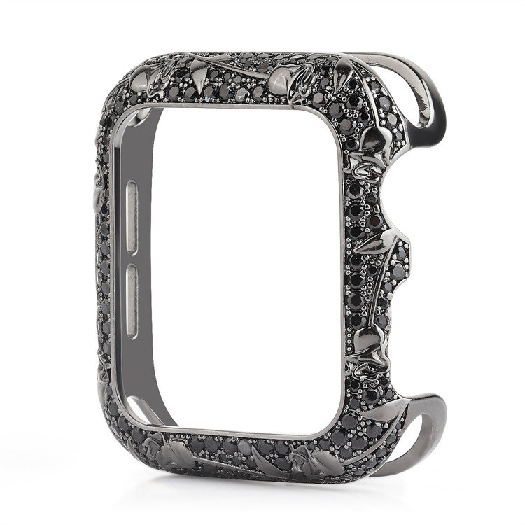 Fashion Popular Design Diamond Encrusted Watch Case For Apple Watch 2 3 4 5 6 iWatch Sheath 45mm 41mm Tulip Shell For Apple Watches Case