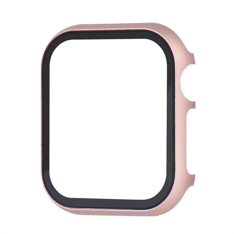 Fashion/Full Cover High Quality Popular Gradual Color Hard Frame Case With Glass Film Screen Protector For Apple Watch Series 5 4 3 2
