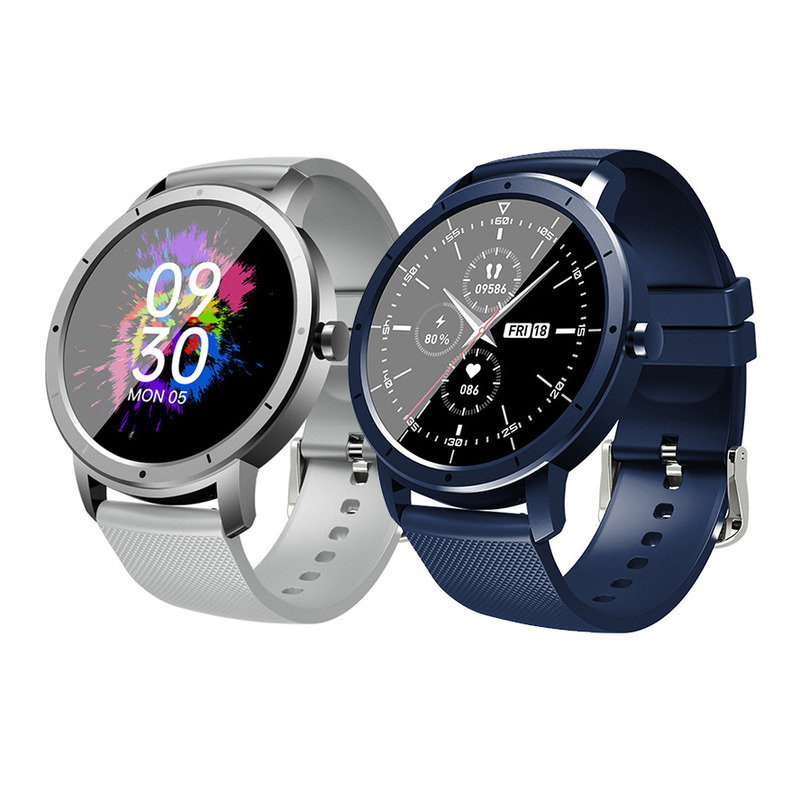 2022 Round Touch Screen Smart Watch Men Women Waterproof Steward Multi Model Fitness Tracker Hw21 Health Smartwatch Activity Tracker