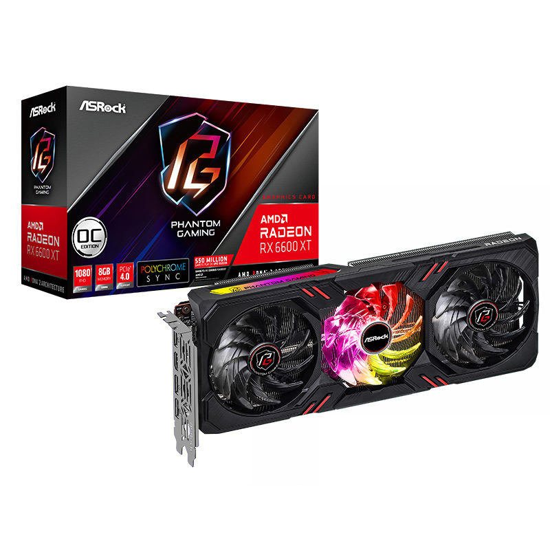 Workstation In Stock Xfx Amd Radeon Rx 6600 Xt 2x 8g Mech Graphics Card With 128 Bit Gddr6 VGA Card Rx 6600xt