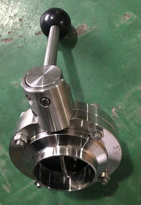 stainless steel sanitary butterfly valve