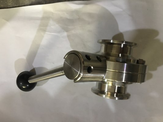 stainless steel sanitary clamped butterfly valve