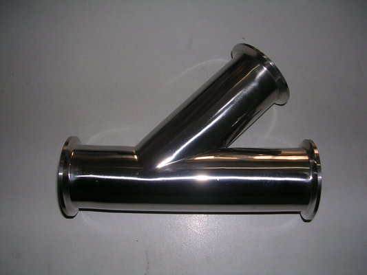 stainless steel reducing tee long type