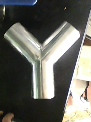 stainless steel Y type tee