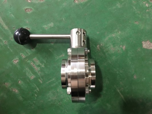 stainless steel sanitary butterfly valve