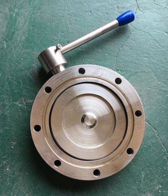 stainless steel sanitary flanged butterfly valve
