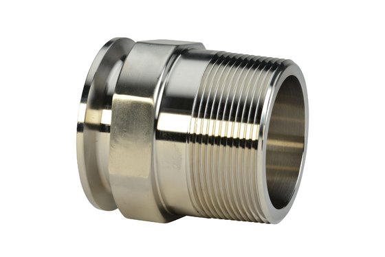 stainless steel sanitary thread adapter
