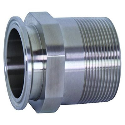 stainless steel sanitary thread adapter