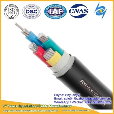 Hot Supplier 3x120+1x70mm2 XLPE PVC Insulated Steel Tape Armoured Power Cable