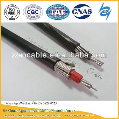 1000V 16mm2 Solid Aluminum Conductor Concentric Solidal Cable