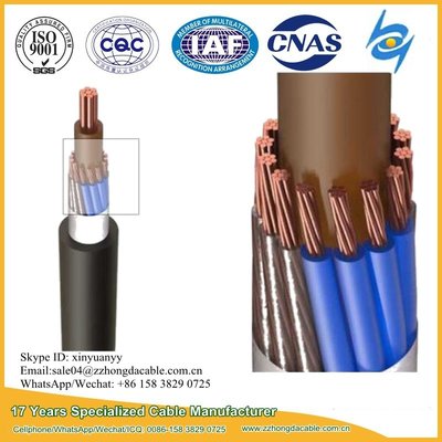 1000V Airdac 6mm2, 10mm2 XLPE Insulated Copper conductor Concentric Cable