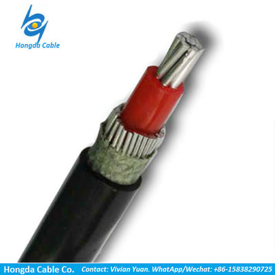 0.6/1KV Aluminum PVC Insulated Concentric Conductor Cable ACBYCY ACB2XCY