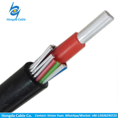 0.6/1KV Aluminum PVC Insulated Concentric Conductor Cable ACBYCY ACB2XCY